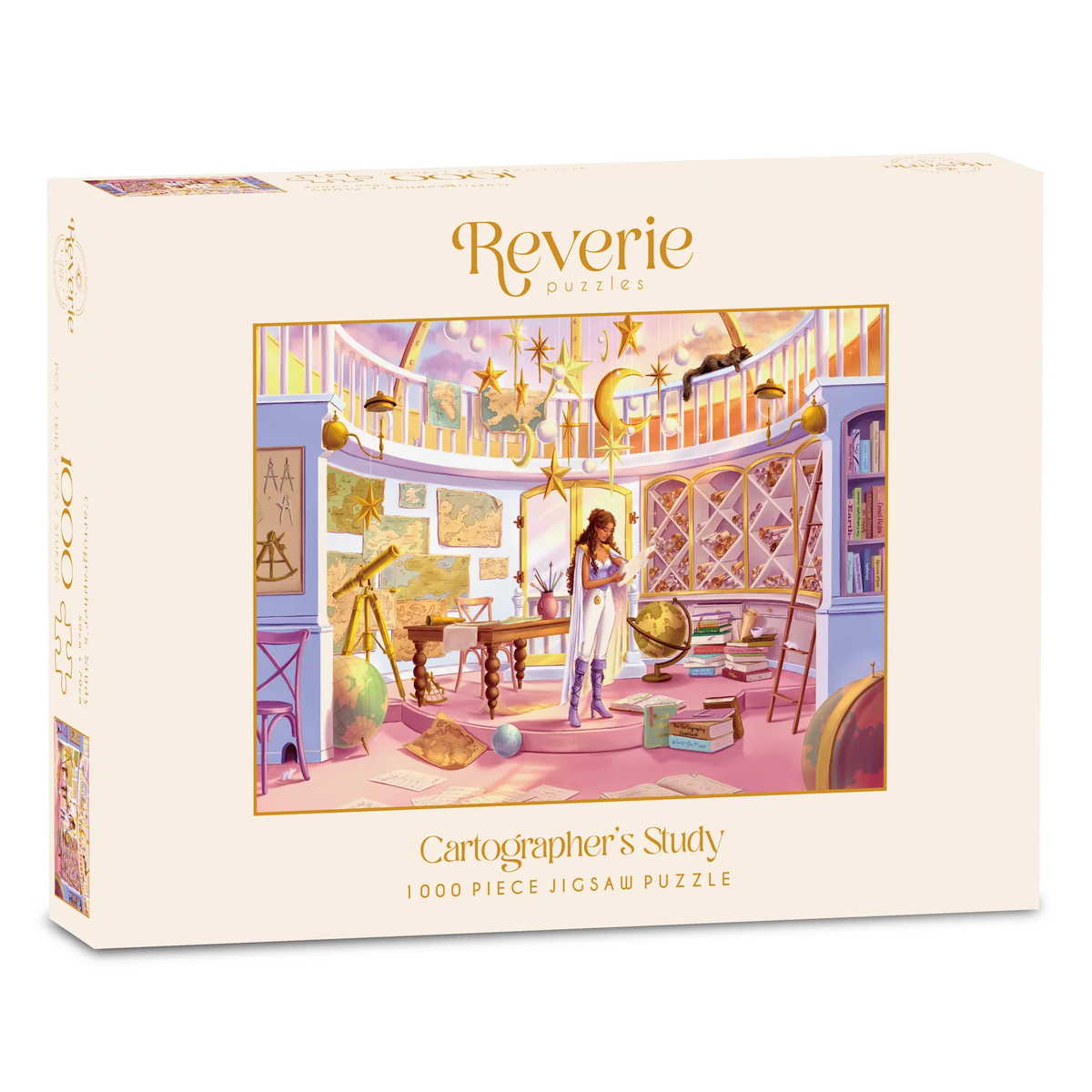 Cartographer's Study Jigsaw Puzzle (1000 Pieces) – Hurley Burley Toys