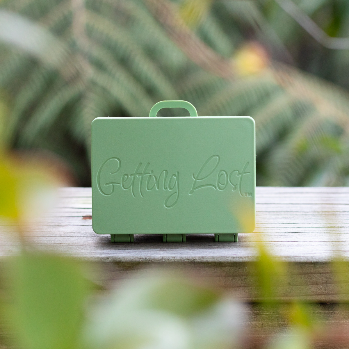 Getting Lost Suitcase - Moss Green – Hurley Burley Toys