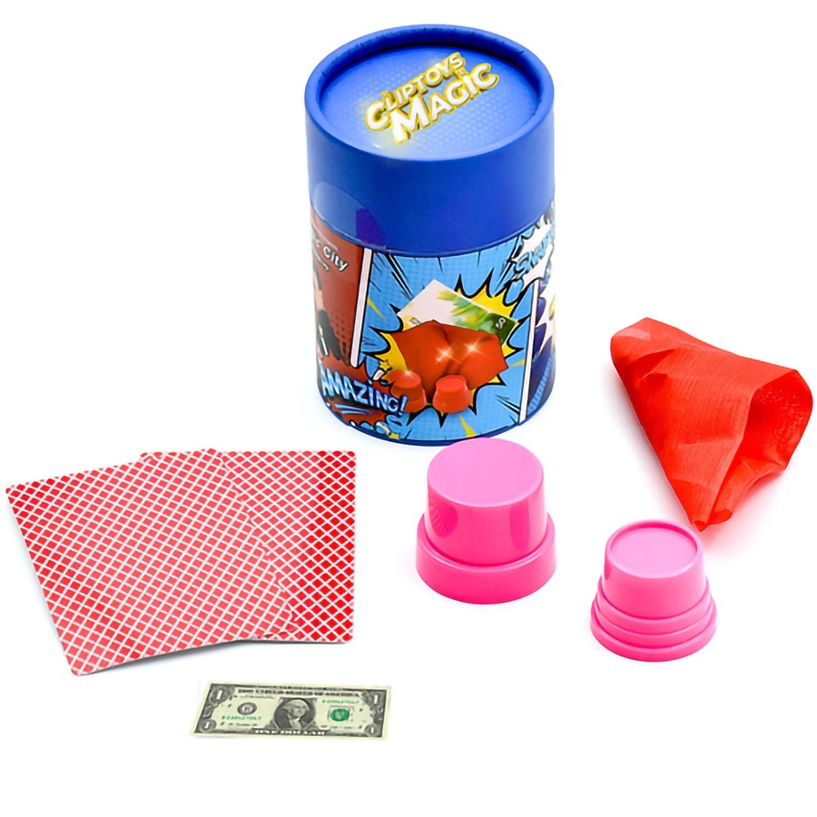 Magic To Go Mini Tubes - Blue - Money Magic – Hurley Burley Toys
