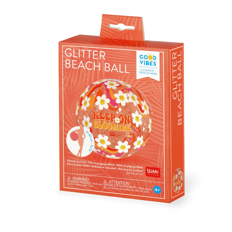 Glitter Beach Ball - Daisy – Hurley Burley Toys