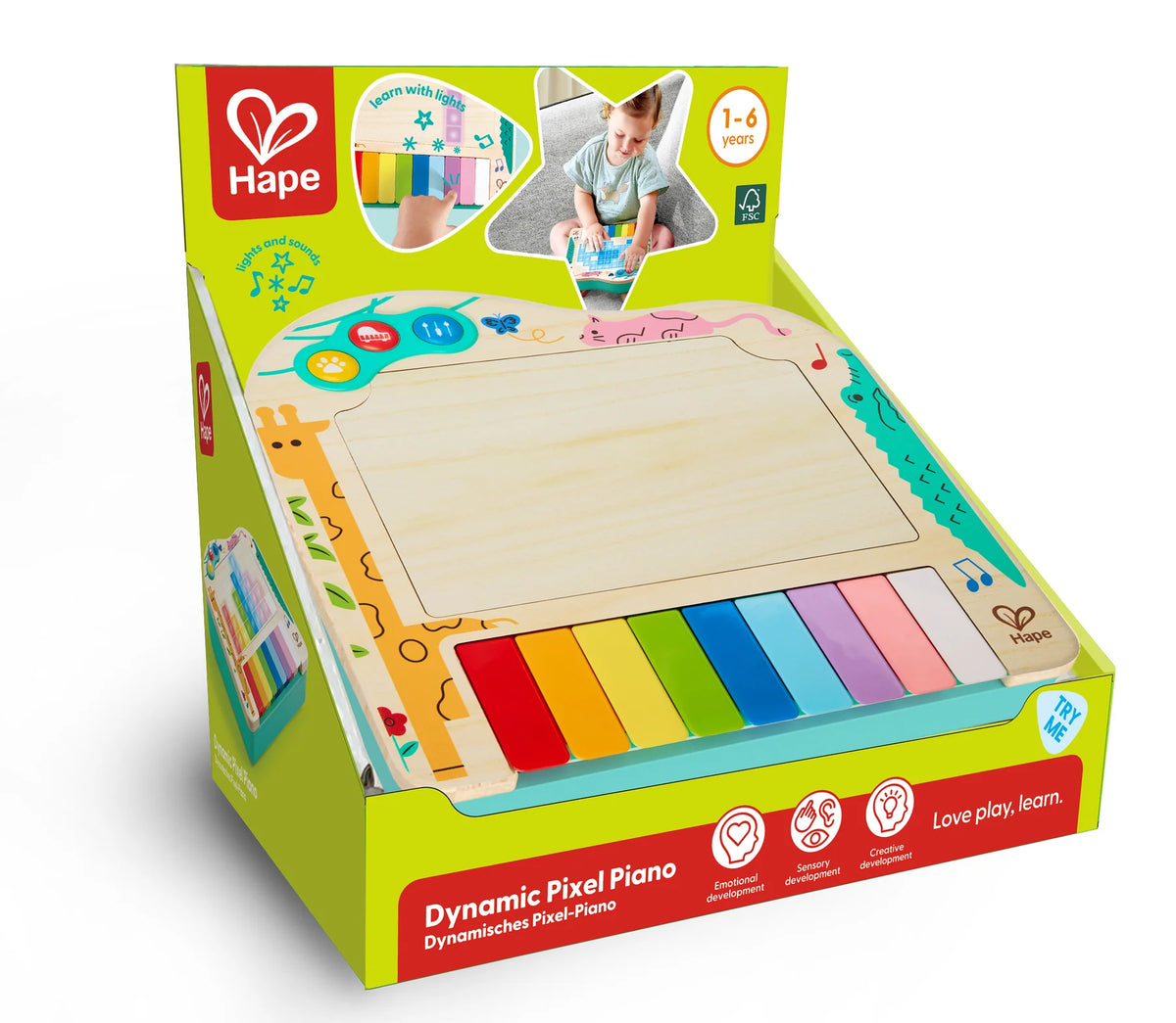 Hape Dynamic Pixel Piano – Hurley Burley Toys