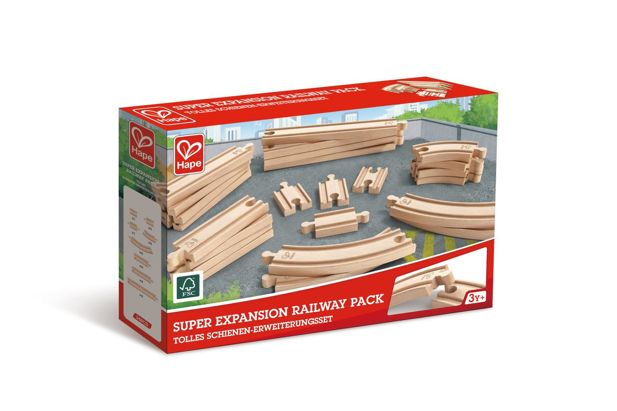 Hape Super Expansion Railway Pack – Hurley Burley Toys