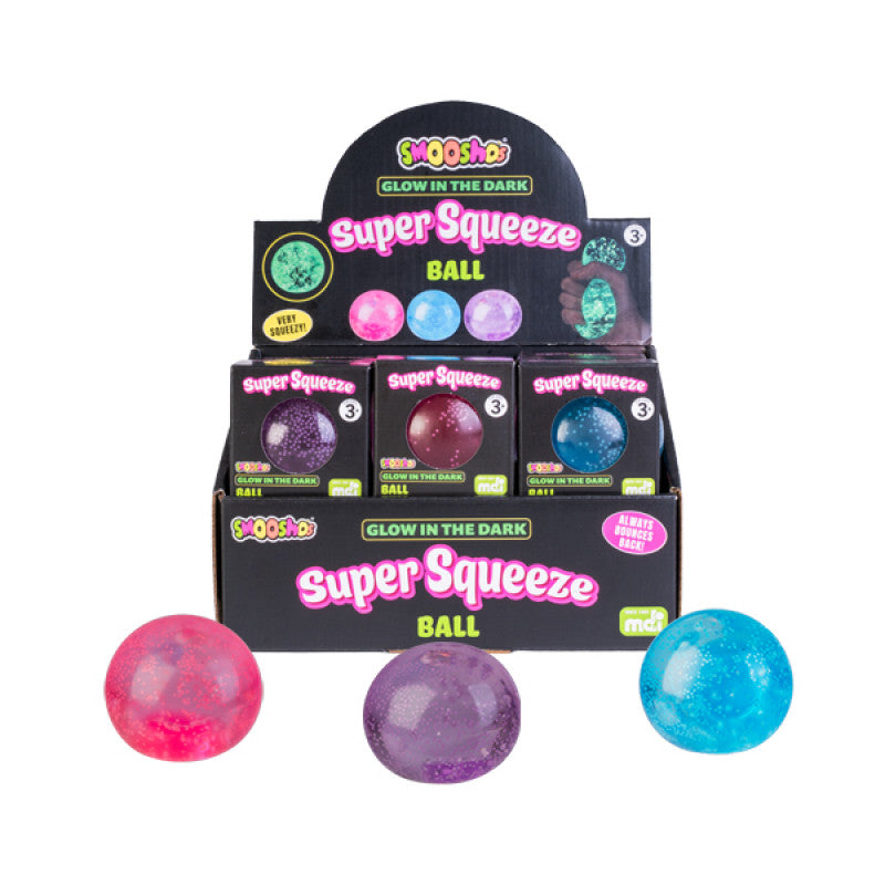 Super Squeeze Glow In The Dark Ball – Hurley Burley Toys