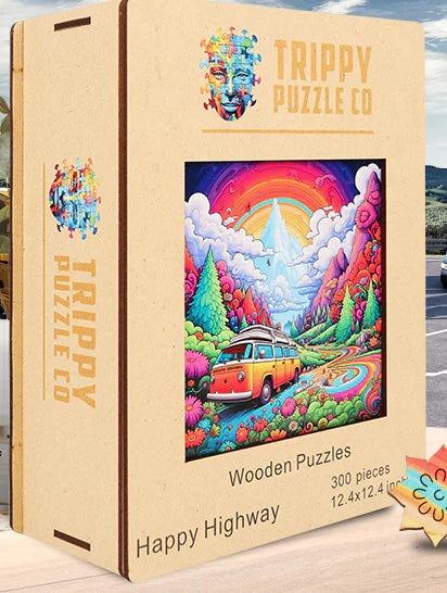 Trippy Puzzle: Happy Highway – Hurley Burley Toys