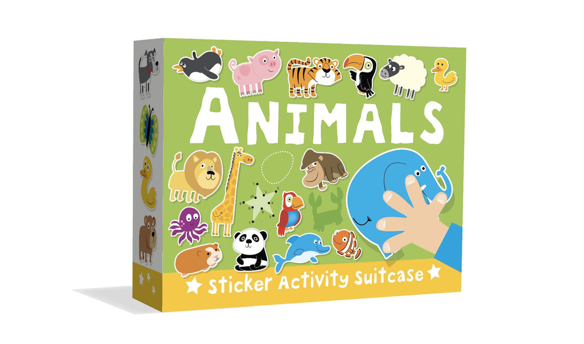 Sticker Activity Suitcase - Animals – Hurley Burley Toys