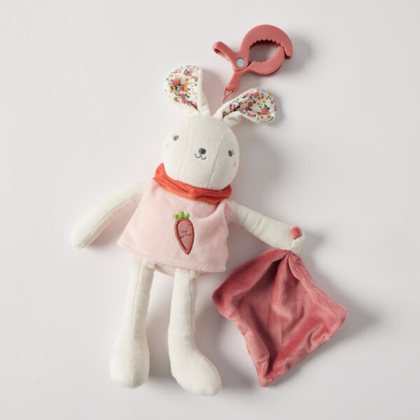 Hugglies Bunny Clip On Toy – Hurley Burley Toys