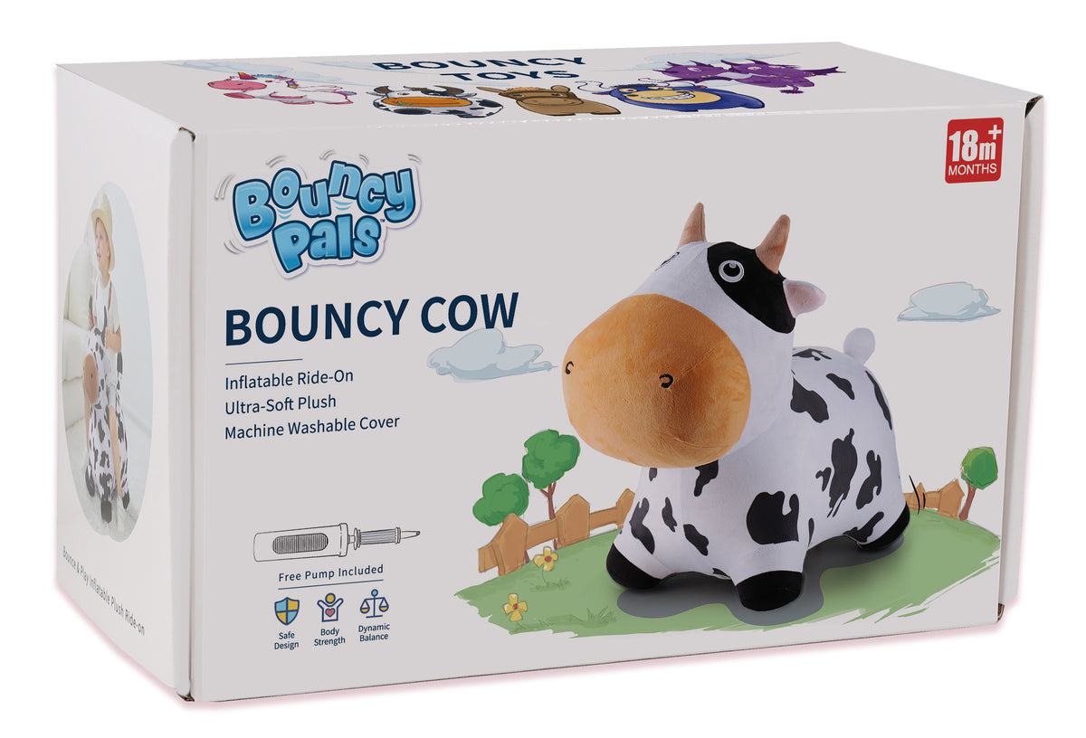 Bouncy Pals - Cow – Hurley Burley Toys