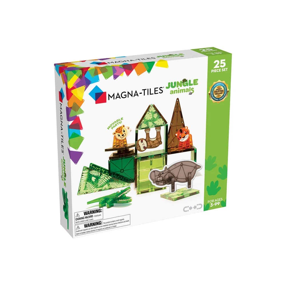 Magna Tiles Jungle Animals - 25 Pieces – Hurley Burley Toys