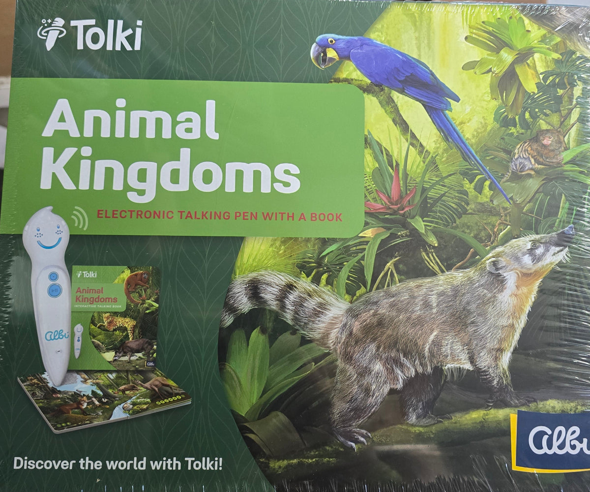 Tolki Animal Kingdom Set: Pen, Book and Stickers – Hurley Burley Toys