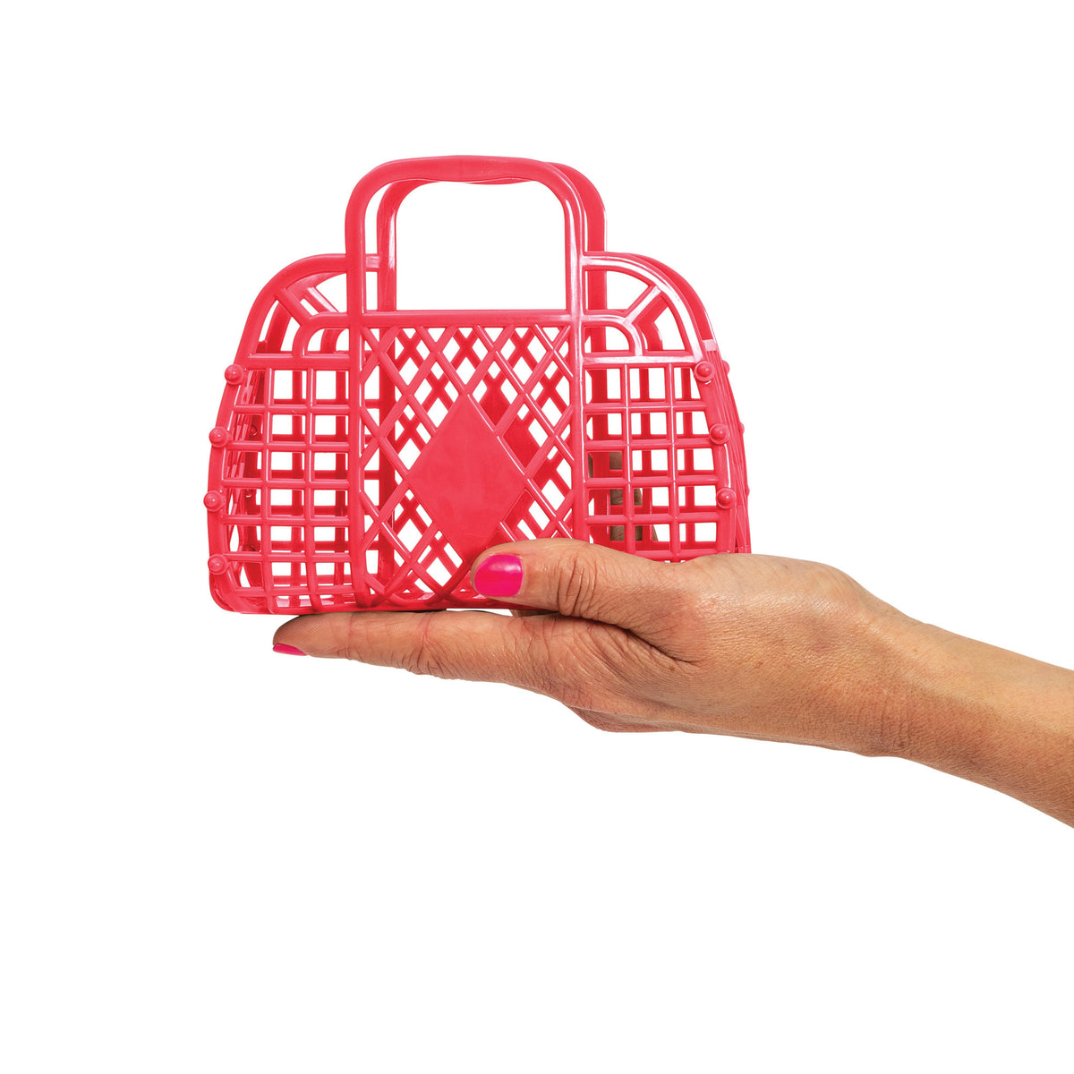 Retro Basket Coral - Mini – Hurley Burley Toys