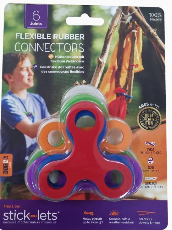 6-Piece Hexa Fort Set – Hurley Burley Toys