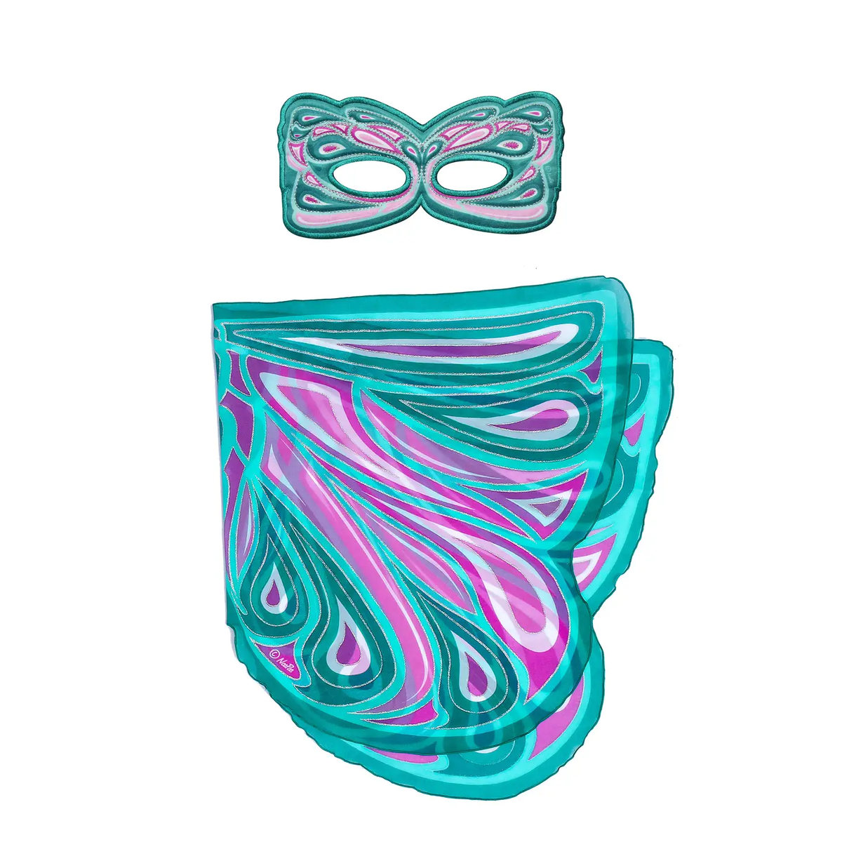 Green Fortune Fairy Wings + Mask (Kids Cape Costume Set) – Hurley ...